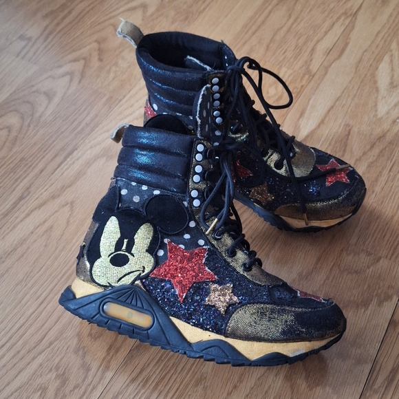 Irregular Choice Shoes Irregular Choice Disney Gosh Mickey Mouse